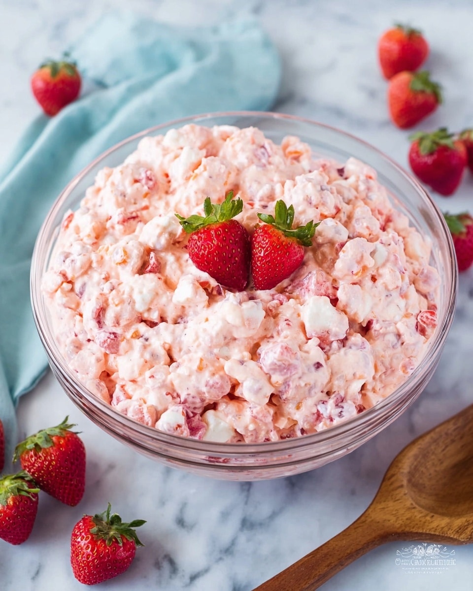 Strawberry Fluff Salad: Creamy, Refreshing Fruit Dessert