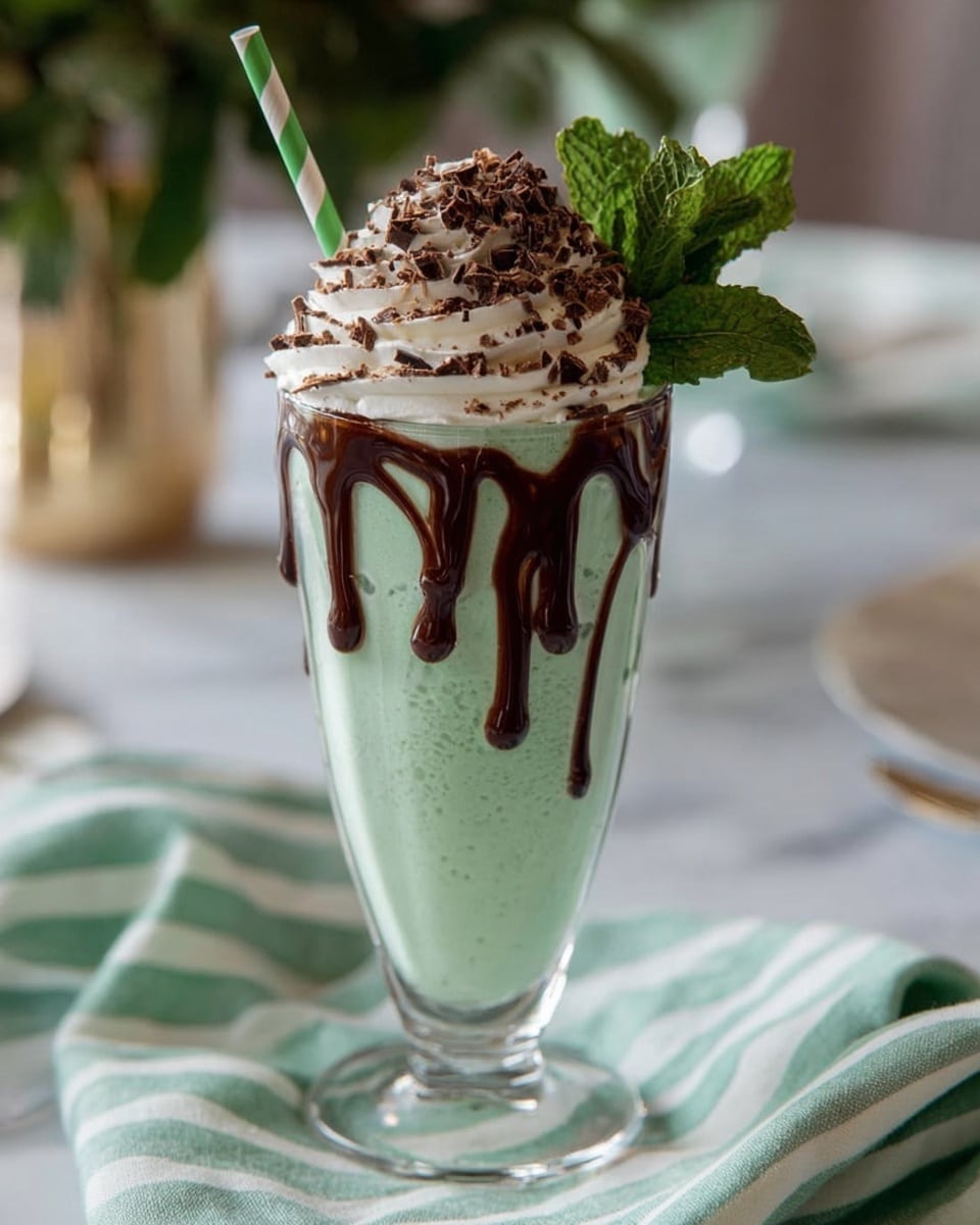 Mint Chocolate Chip Monster Shake: Fun & Delicious Treat