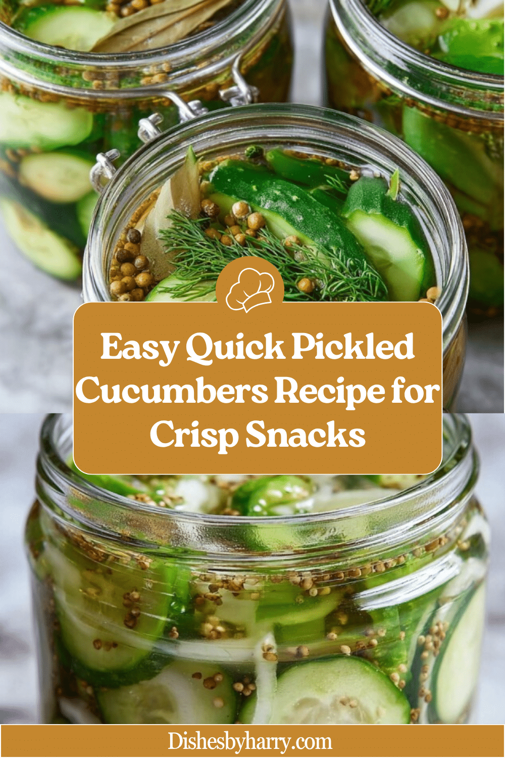 Quick Pickled Cucumber - Easy Homemade Pickled Cucumber