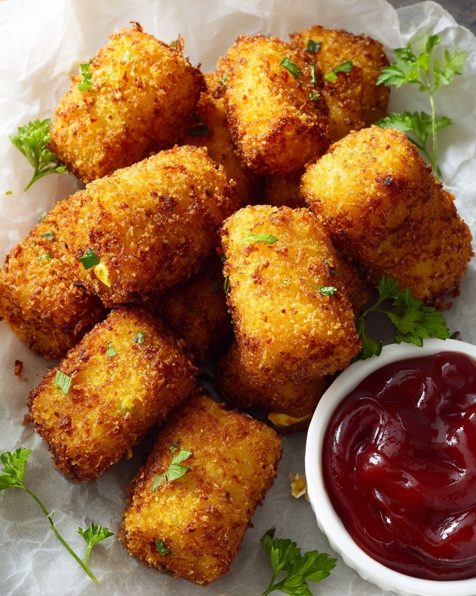 Crispy Golden Tater Tots Recipe | Perfectly Crunchy & Delicious