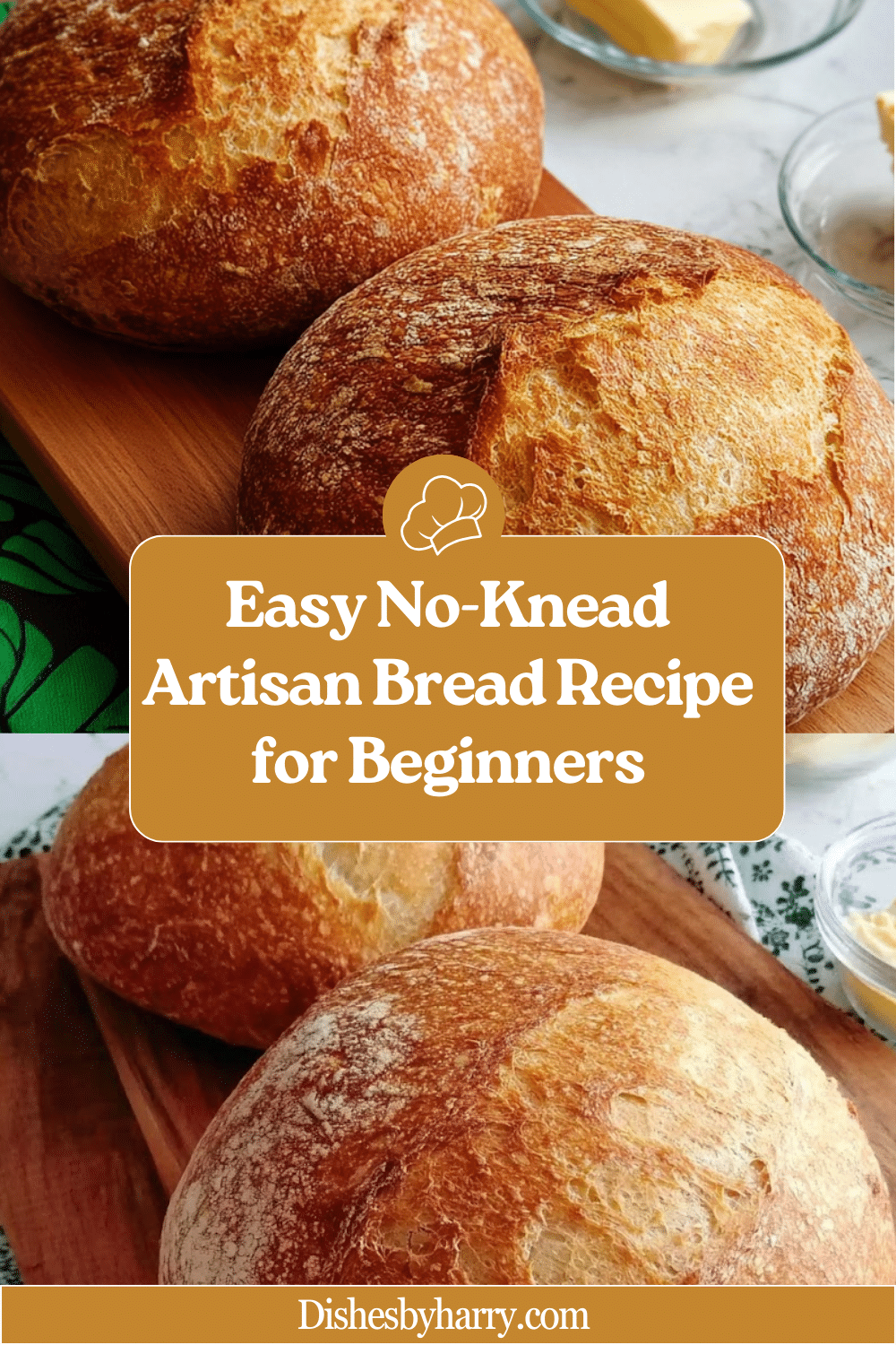 Oma's No-Knead Artisan Bread: Easy Homemade Crusty Loaf